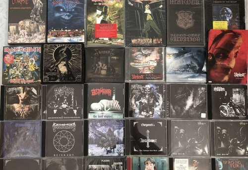 Dvd/cd диски металл рок