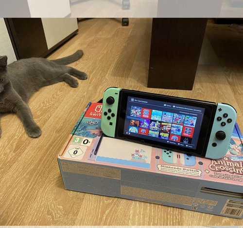 Nintendo switch animal crossing edition