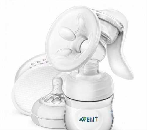 Молокоотсос ручной Philips Avent сбутылочкой Natu