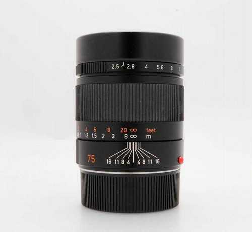 Leica 75mm f/2.5 Summarit-M black