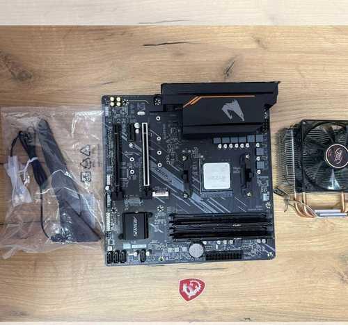 Комплект b550/5600x/16gb