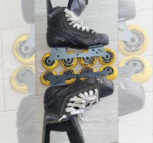 Роликовые коньки хоккейные CCM tacks 9350 JR 3 D