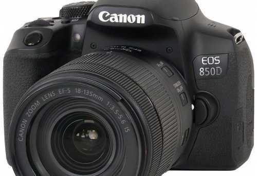 Фотоаппарат Canon EOS 850D Kit EF-S 18-135mm,Новый