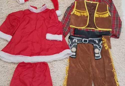 Маскарадные костюмы детские Ковбой Дед Мороз