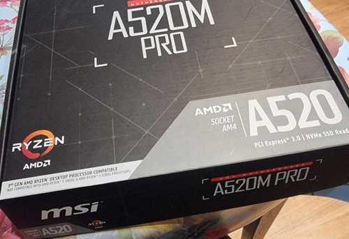 Msi a520m pro