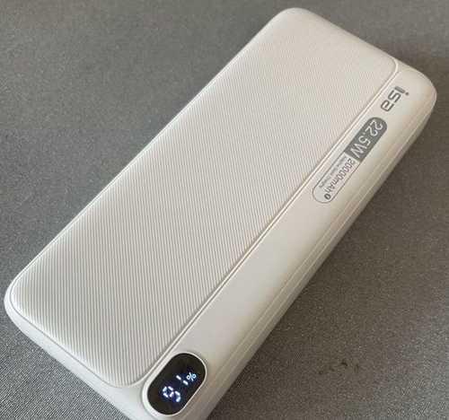 Повербанк ISA быстрая зарядка, 22.5W, 20000mAh