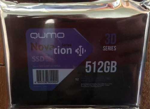 SSD диск qumo Novation 3D TLC 512 Гб