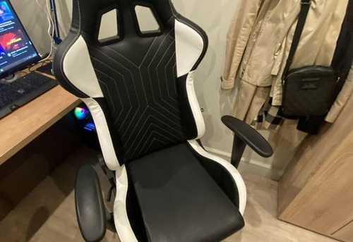 Кресло компьютерное игровое glhf 1X Black/White