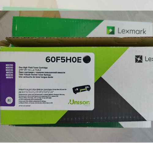 Картридж Lexmark 60F5H0E оригинальный