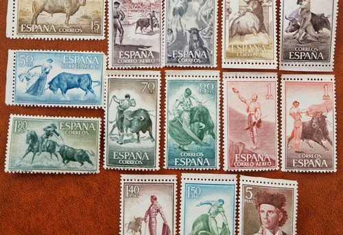 Почтовые марки Испания 1960