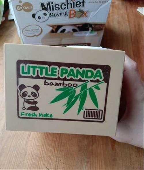 Копилка детская для денег интерактивная панда