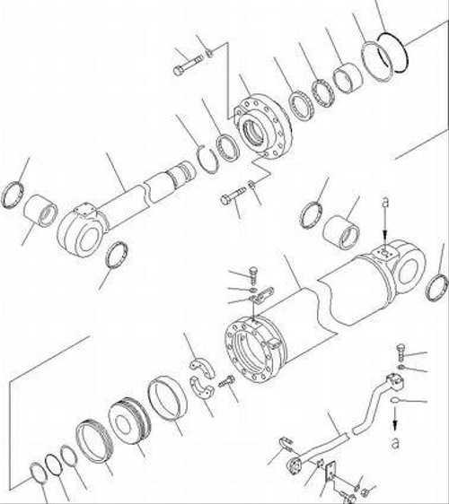 Ремкомплект komatsu. Запчасти komatsu