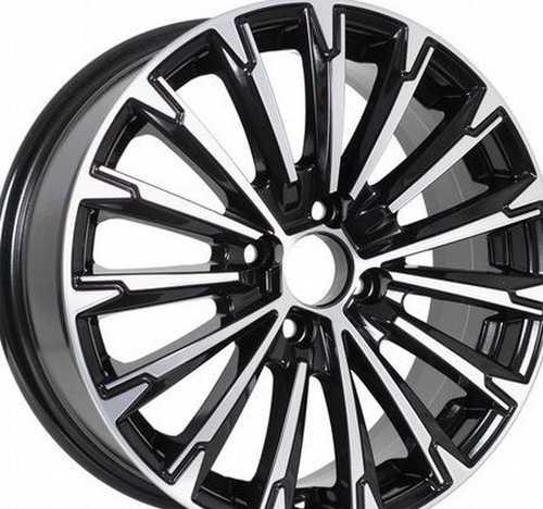 KDW KD1610 : 6,5x16 4*100 Et:50 Dia:60,1 Black Front Polished