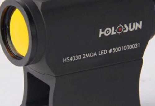 Коллиматор Holosun, батарея на лотке