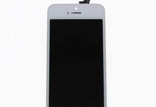 Дисплей для iPhone 5S/SE с тачскрином Белый - Опти