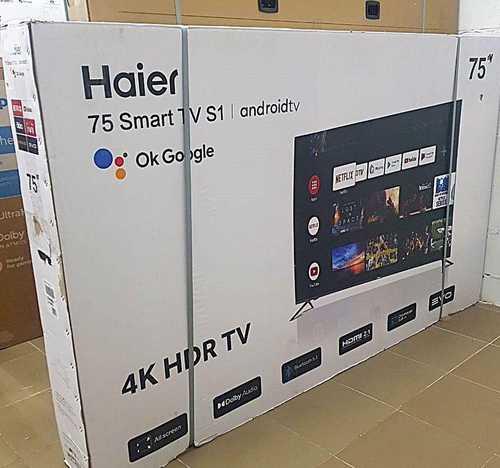 SMART TV 4K Телевизор Haier 75 дюймов