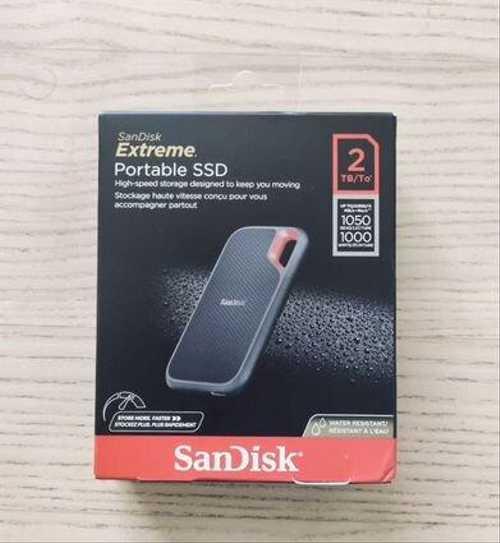Sandisk extreme portable ssd 2tb новый
