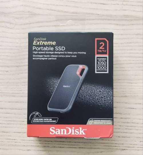 Sandisk extreme portable ssd 2tb новый