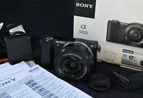 Sony alpha a5000 kit 16-50 пробег 800