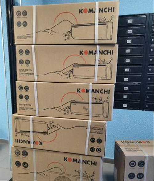Сплит-система Komanchi KAT-07H/N1 7K BTU Новая 1г