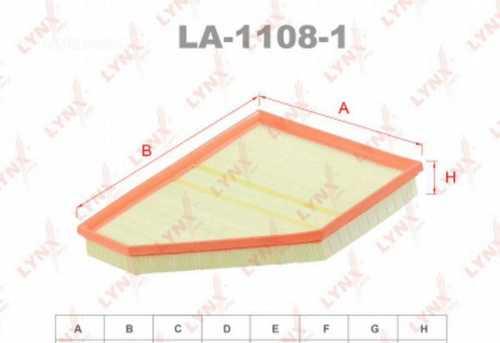 Lynxauto LA-1108-1 Фильтр воздушный