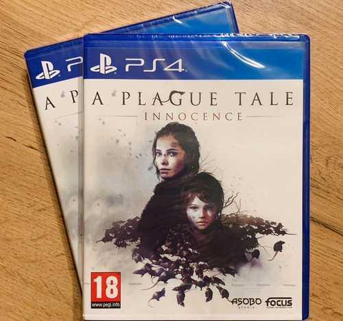 A Plague Tale Innocence PS4 новый диск