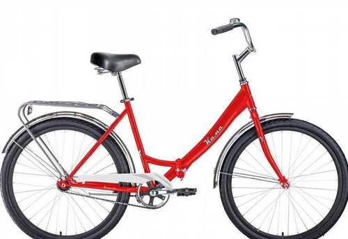Велосипед складной Кама d-26 1х1 (2024) 18.5" крас