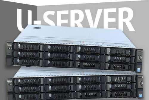 Сервер Dell R730XD 12LFF 2x2680v4 128Gb H730p 2x75