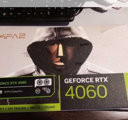 Видеокарта Nvidia Geforce KFA2 RTX 4060 8gb