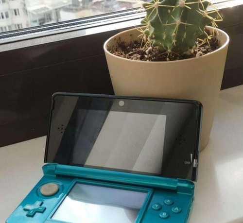 Nintendo 3ds прошитая Aqua blue