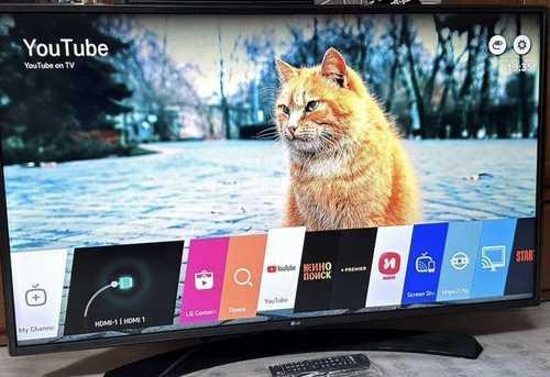 Телевизор LG 109 см с интернетом wi-fi, радио