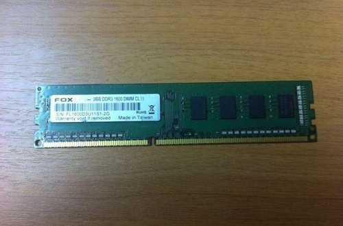 RAM Foxline DDR3 2048/12800/1600