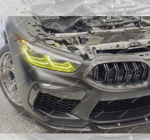 Ангельские глазки BMW 8 G14 G15 G16 дорест желтые