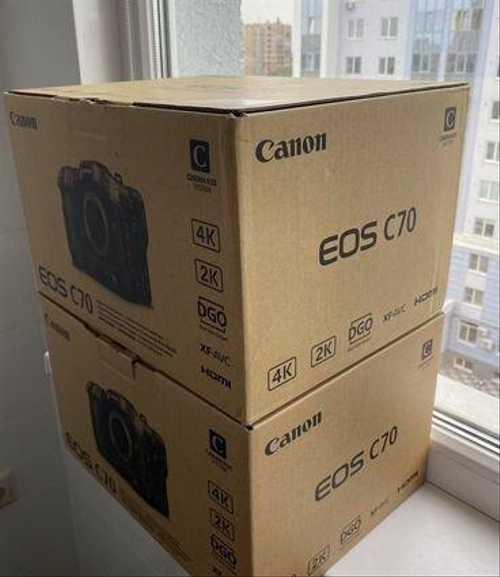 Камера Canon EOS C70 с русским меню Новая