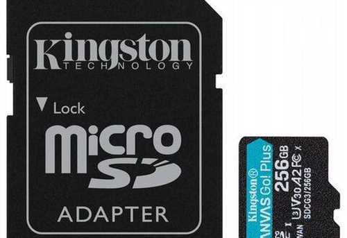 Карта памяти microsdxc 256GB kingston Canvas Go Pl