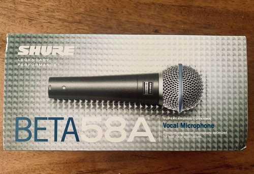 Микрофон shure beta 58a топовое качество