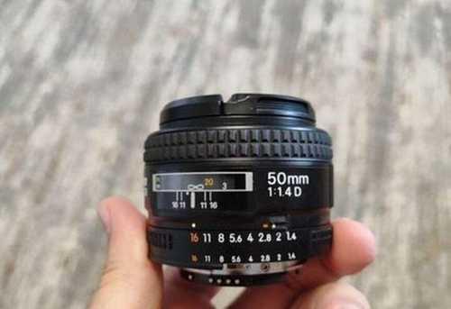 Объектив Nikon 50mm f/1.4D AF Nokkor