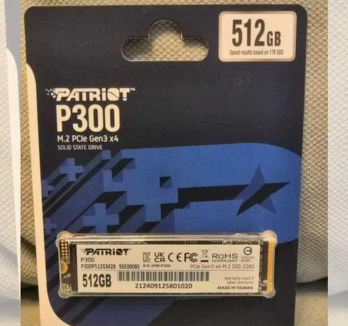 Ssd m2 nvme 512gb Patriot