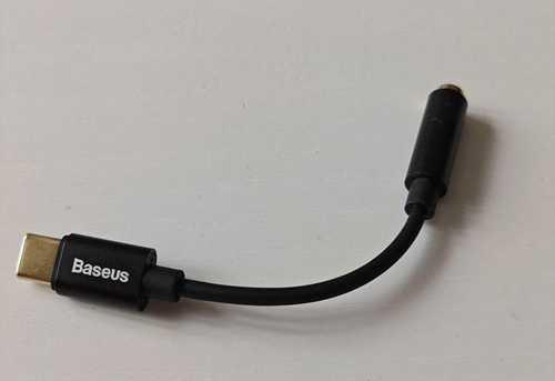 Переходник Baseus USB Type-C на jack 3.5 мм