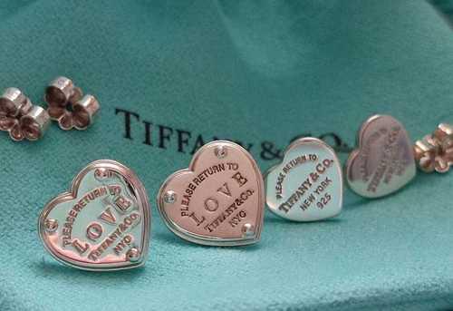 Tiffany Серьги Return to Tiffany Love Оригинал Нов