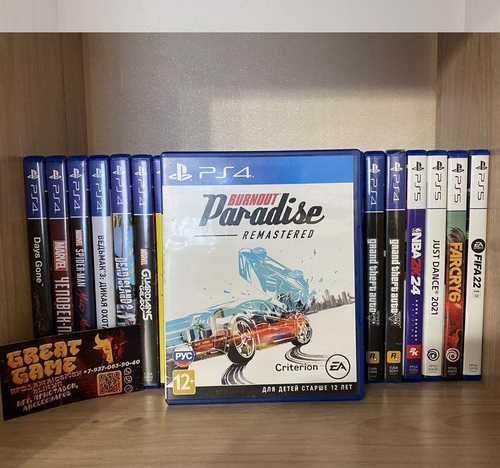 Игры PS4: Burnout Paradise Remastered