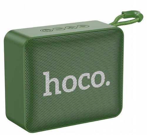 Беспроводная колонка Hoco BS51 Gold Brick Green