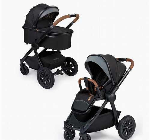 Коляска 2 в 1 Happy Baby Mommer Pro, Black