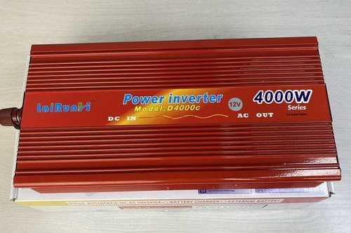 Автомобильный инвертор 12-220V 4000W