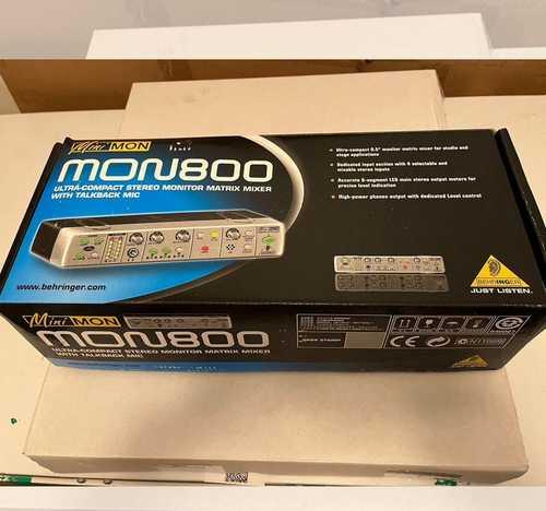 Студийный Микшер behringer MON800