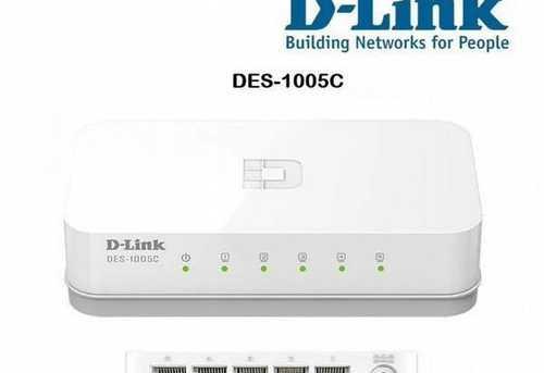 Коммутатор Dlink DES-1005C