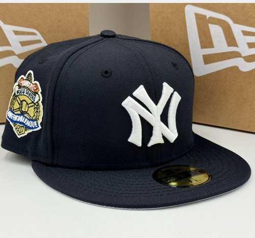 Бейсболка New Era NY Yankees Navy/Grey UV 7 1/8