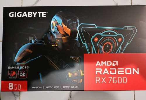 Gigabyte AMD Radeon RX 7600 gaming новая