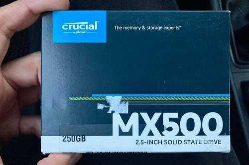 SSD диск Crucial MX500 250gb новый