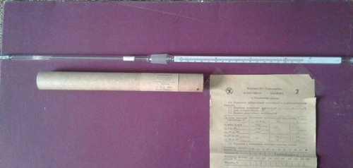 Термометр лабораторный с конусным шлифтом тл-50 №2
